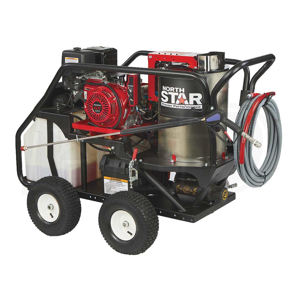 NorthStar Professional 3500 PSI (Gas - Hot Water) Pressure Washer w ...