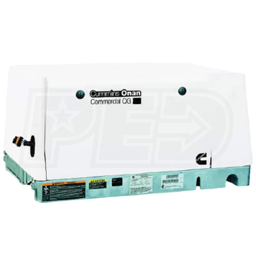 Cummins Onan QG 5500 - 5.5HGJAE-2555 - 5500 Watt Commercial Mobile ...
