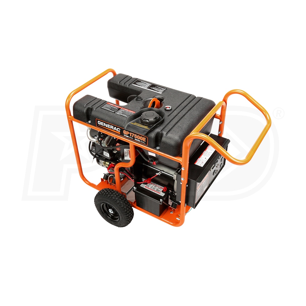 Generac GP17500E - 17,500 Watt Electric Start Portable Generator (49 ...