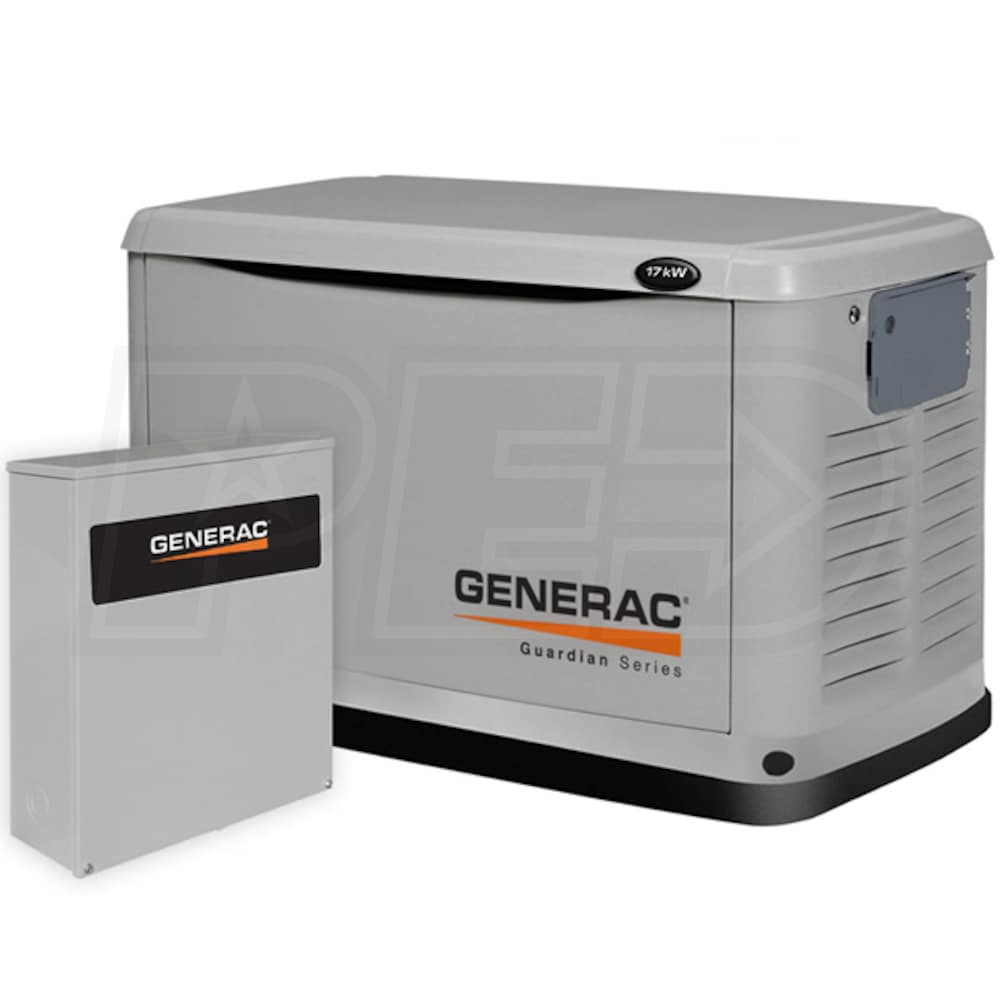 Generac Guardian™ 17kW Aluminum Standby Generator System (200A SE + AC ...