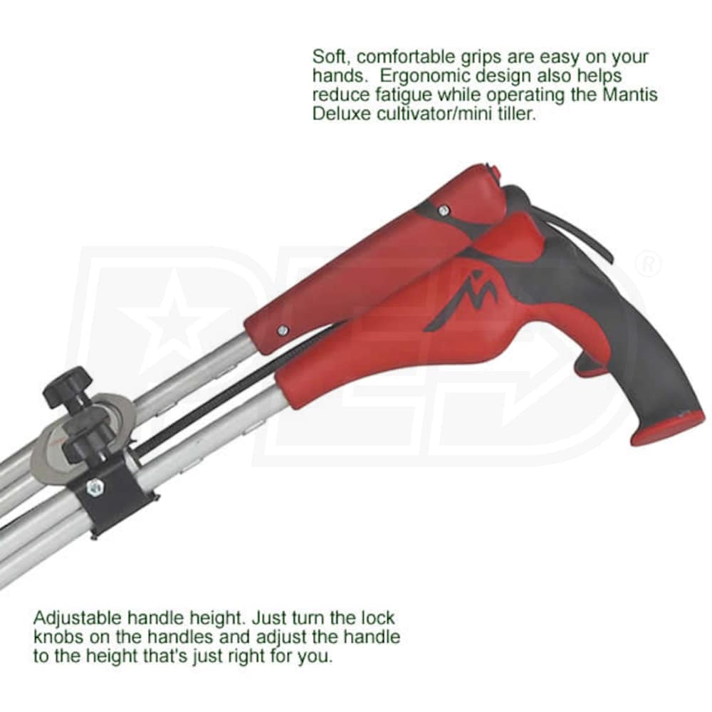 Mantis Deluxe (9") 25cc 4-Cycle Honda Cultivator/Mini Tiller w/ BONUS ...