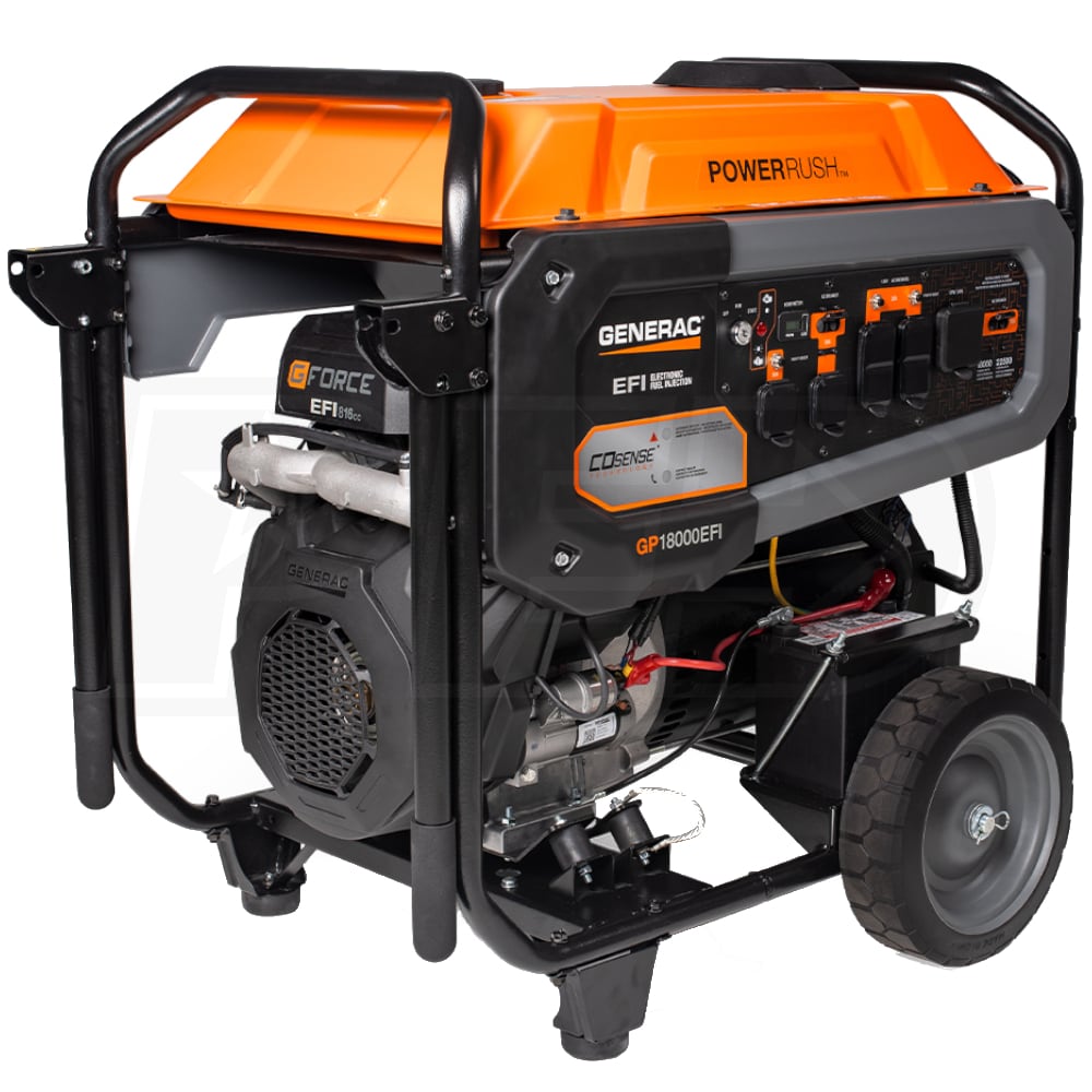 Generac GP18000EFI - 18,000 Watt EFI Electric Start Portable Generator ...