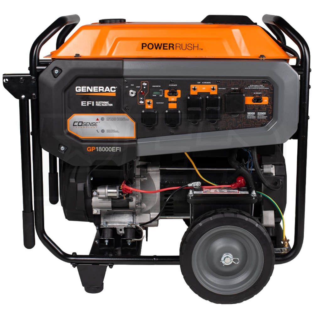 Generac GP18000EFI - 18,000 Watt EFI Electric Start Portable Generator ...
