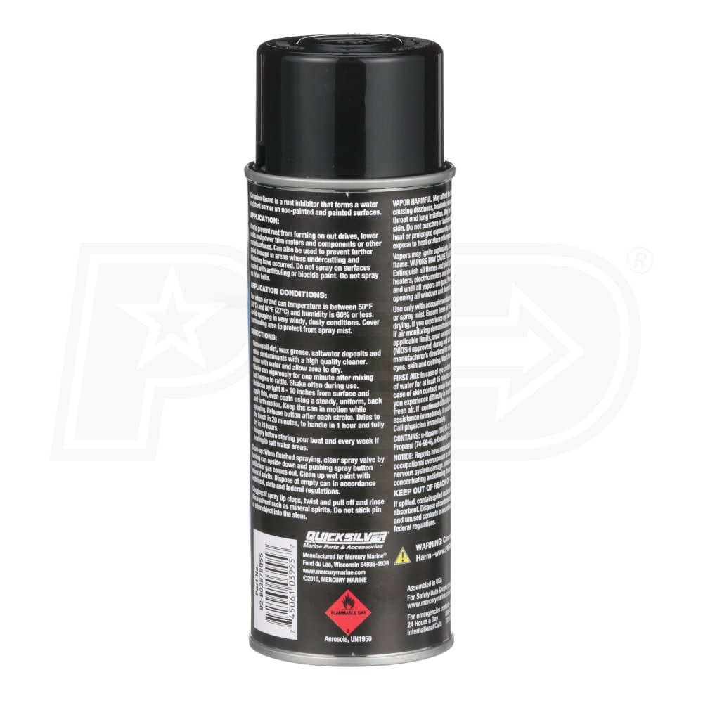 Quicksilver 802878Q55 11 Oz. Corrosion Guard Rust Inhibitor Spray Can ...