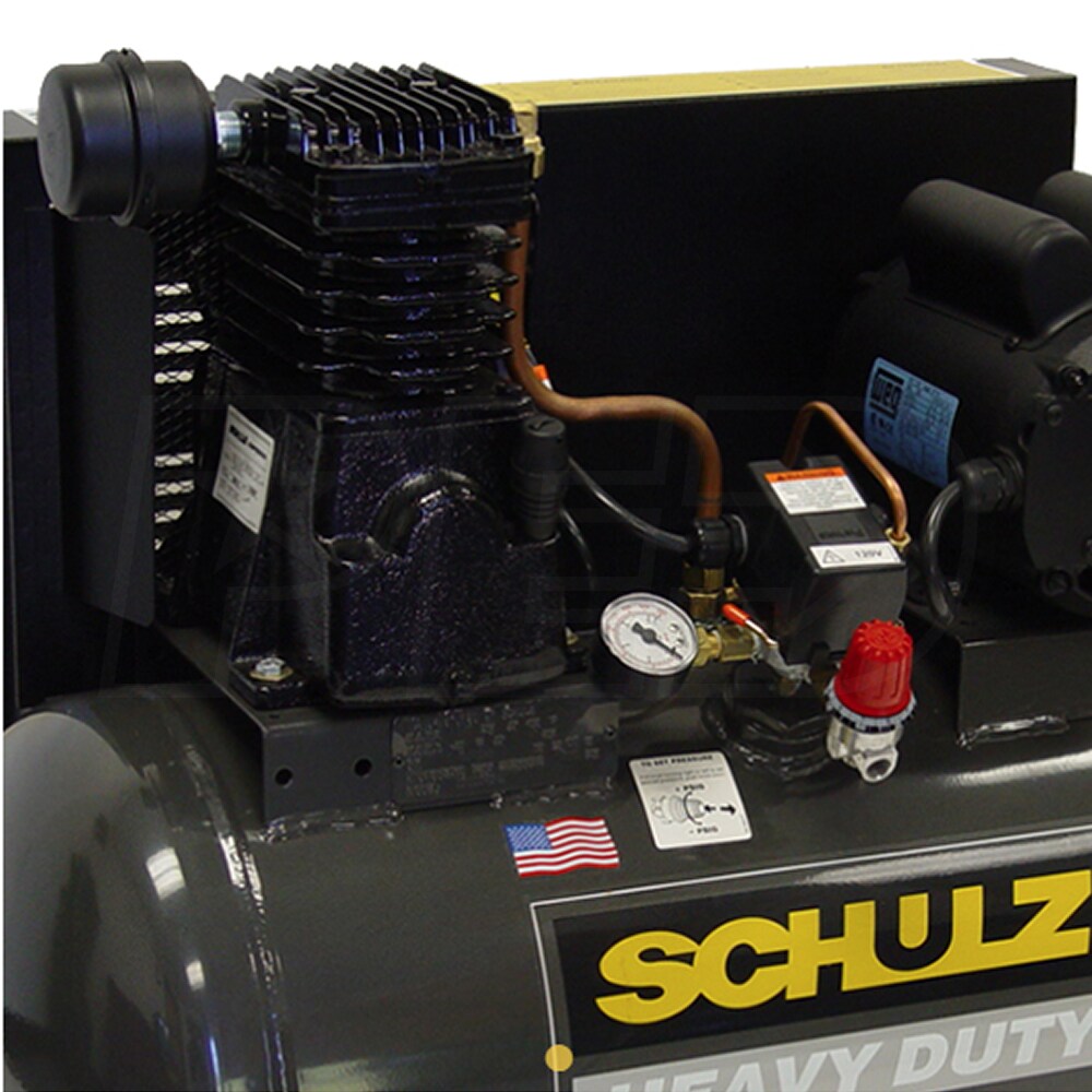 Schulz 2-HP 20-Gallon (Belt-Drive) Dual-Voltage Air Compressor | Schulz ...