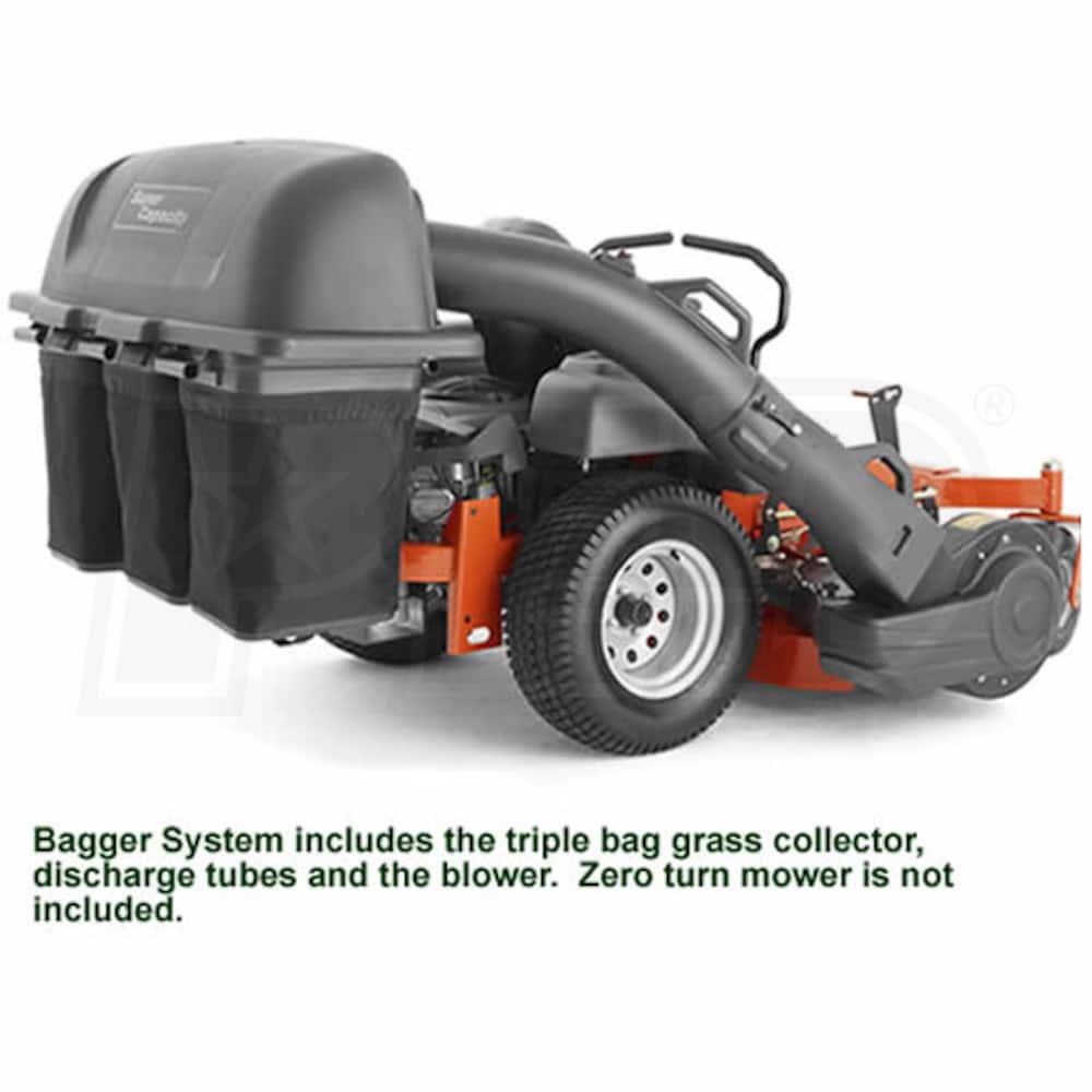 Husqvarna (61") Triple Bagger w/ Blower (Fits M-ZT) | Husqvarna 966 79 ...