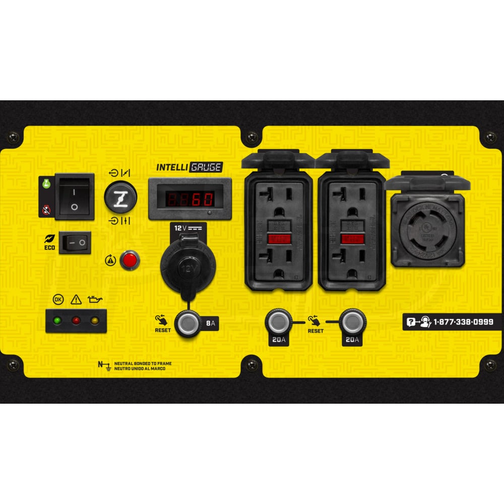 Champion 100519 - 5000 Watt Digital Hybrid Open-Frame Inverter ...