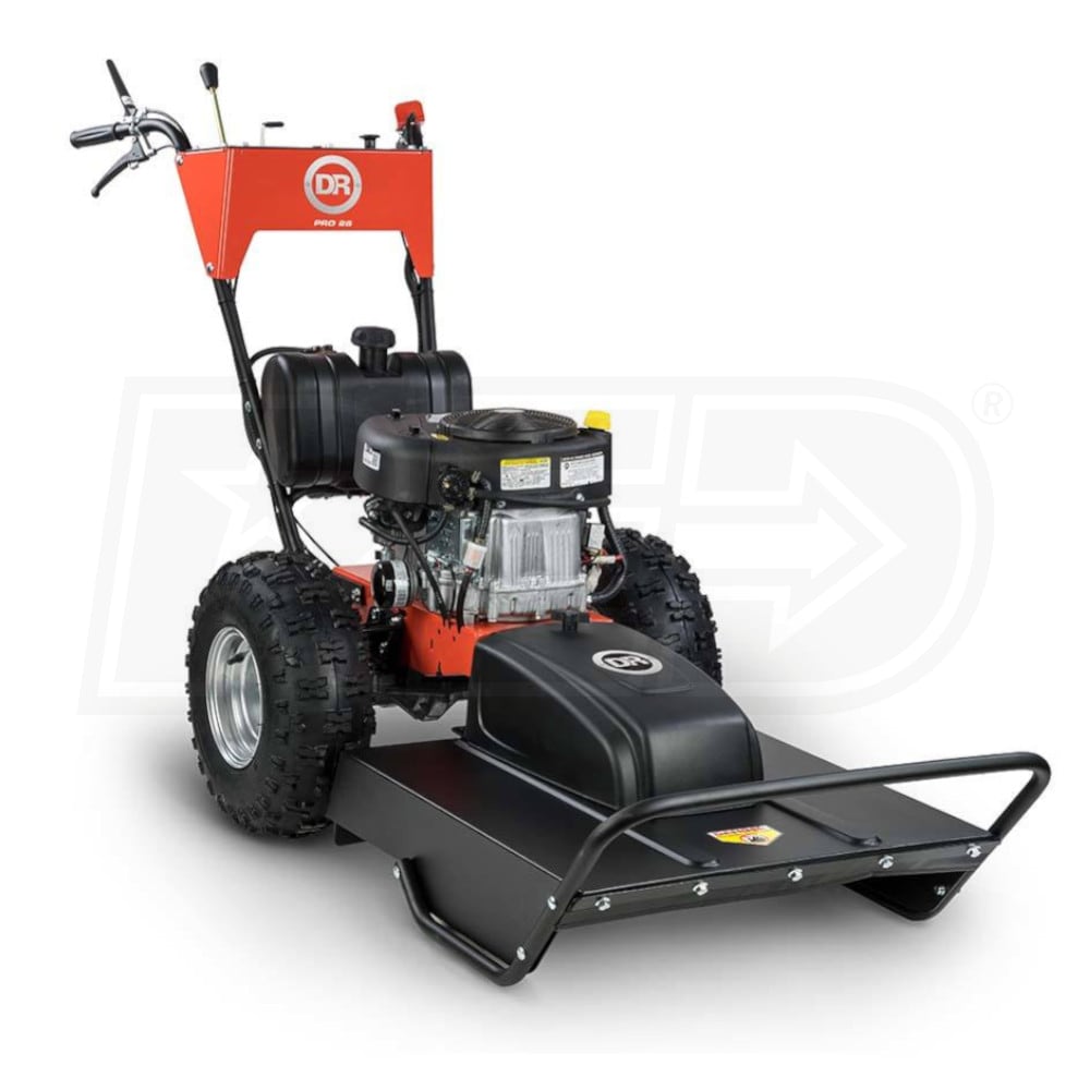 DR PRO 26 (26") 15.5HP Field & Brush Rough Cut Walk-Behind Mower w ...