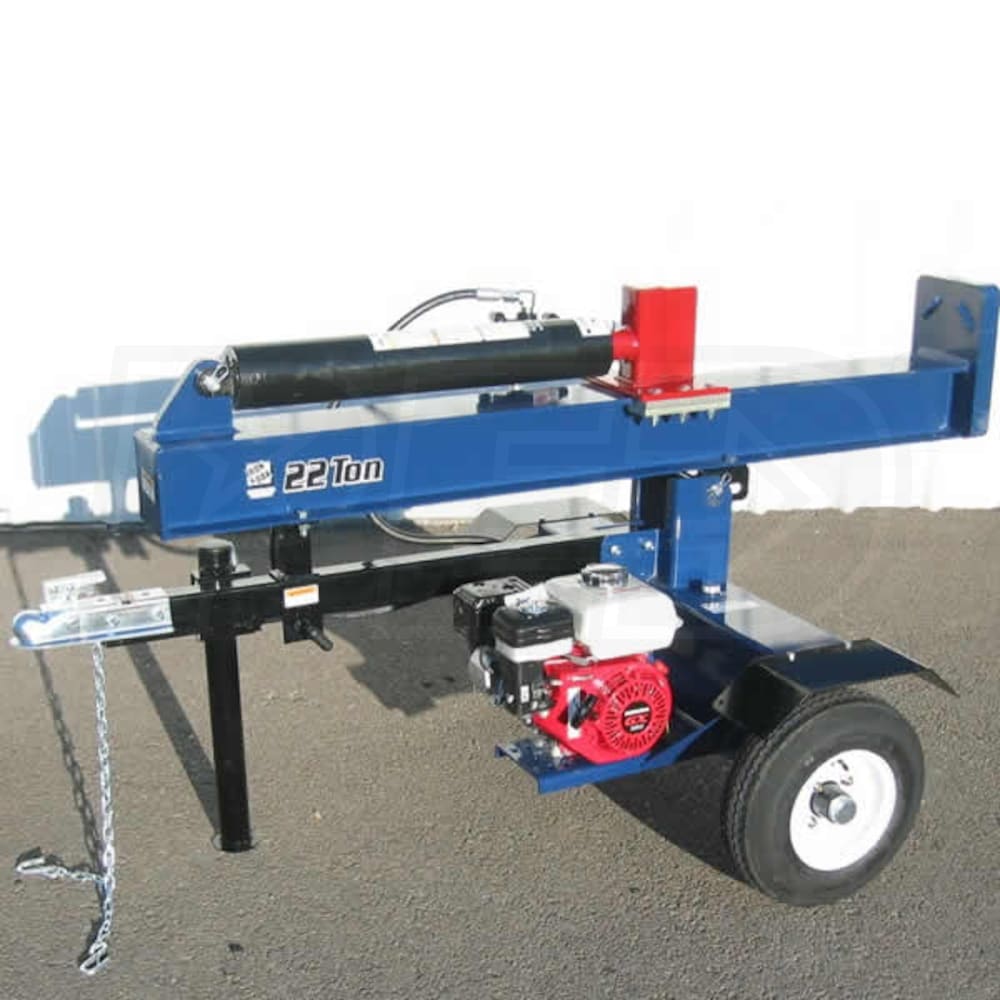 Iron & Oak 22-Ton Honda Powered Horizontal / Vertical Gas Log Splitter ...