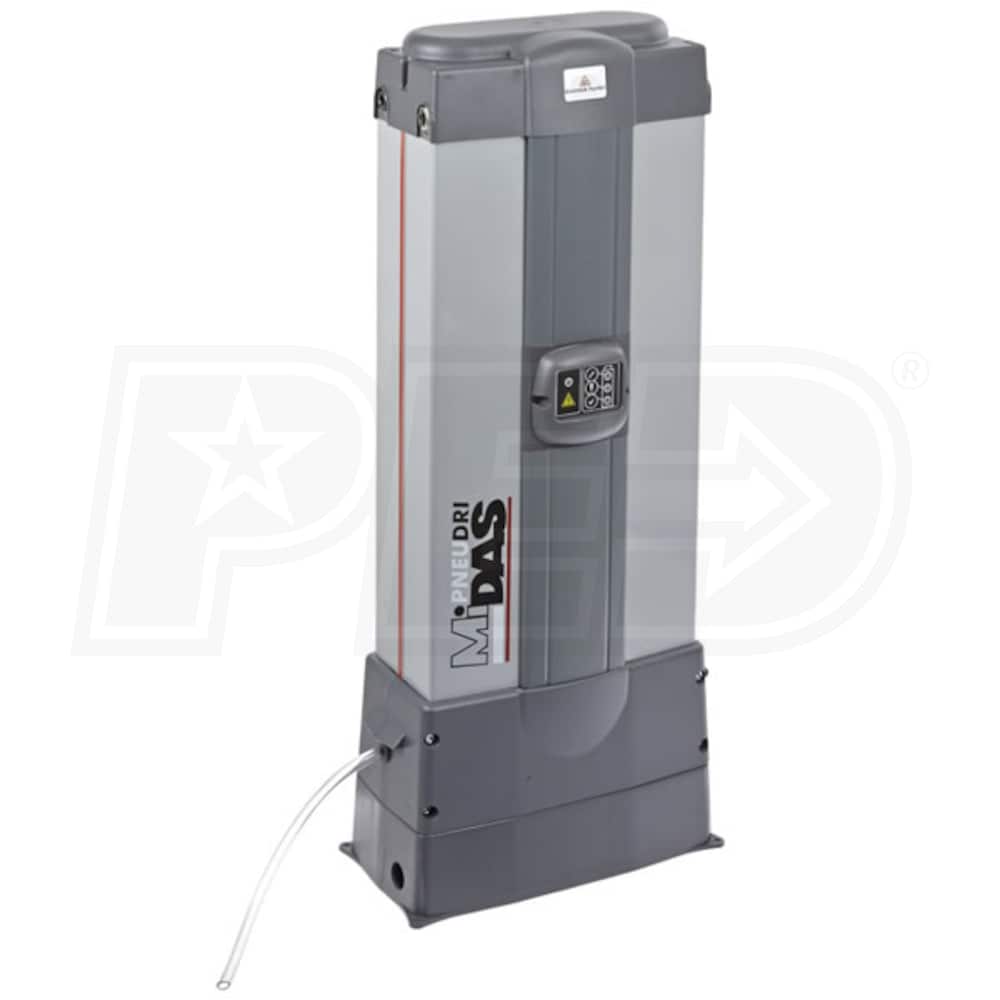 Parker Pneudri MiDAS 3/8" High Efficiency 3-HP Desiccant Air Dryer (15 ...