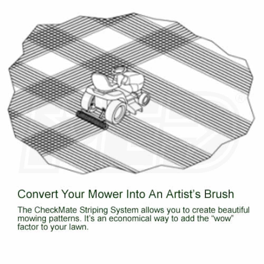 CheckMate (45") Universal Lawn Striping Kit For Tractor | Big League ...