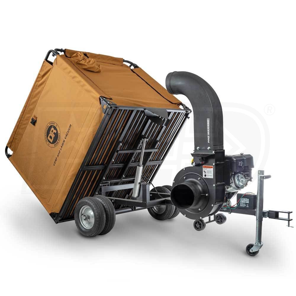 DR PRO MAX 450 11.7HP Leaf & Lawn Tow-Behind Vacuum w/ Electric Start ...