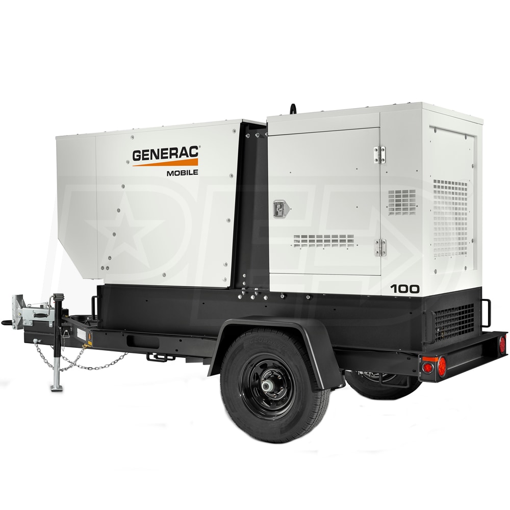 Generac 80kW (Prime) / 85kW (Standby) Skid-Mount Diesel Generator (John ...