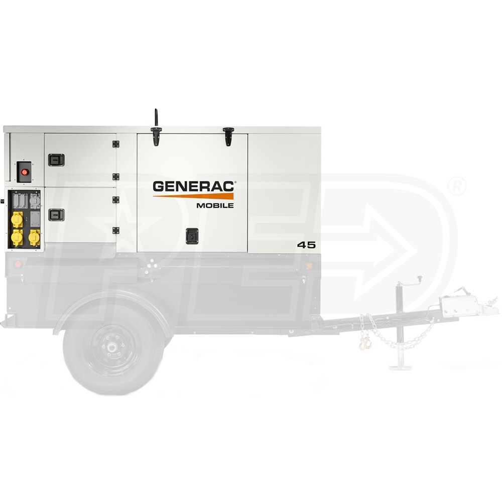 Generac 36kW (Prime) / 40kW (Standby) Skid-Mount Diesel Generator w ...
