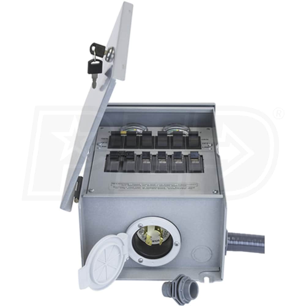 Reliance Controls Pro/Tran 2 - 20-Amp (120/240V 6-Circuit) Outdoor ...