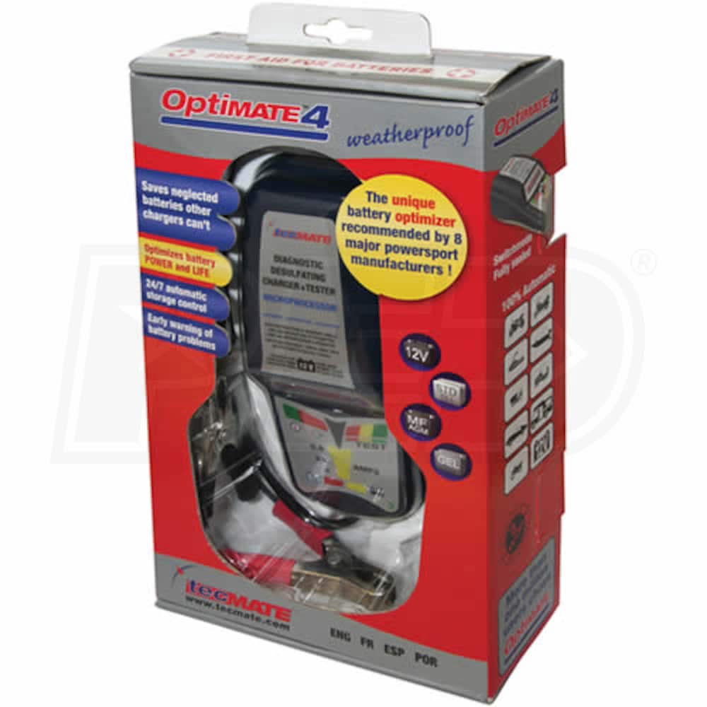 TecMate OptiMate 4 0.8-Amp Battery Recover/Charger | TecMate TM-141
