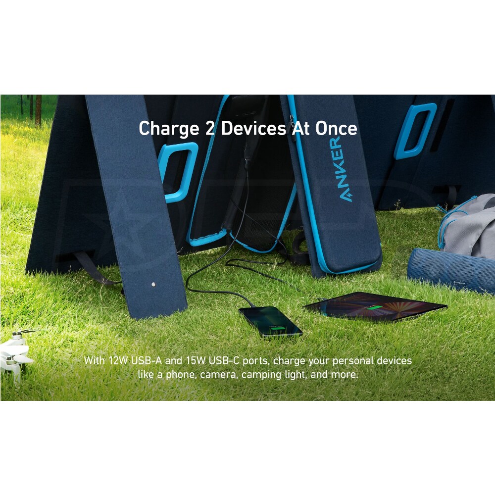 Anker 625 - 100-Watt Folding Solar Panel For Anker SOLIX Power Stations ...