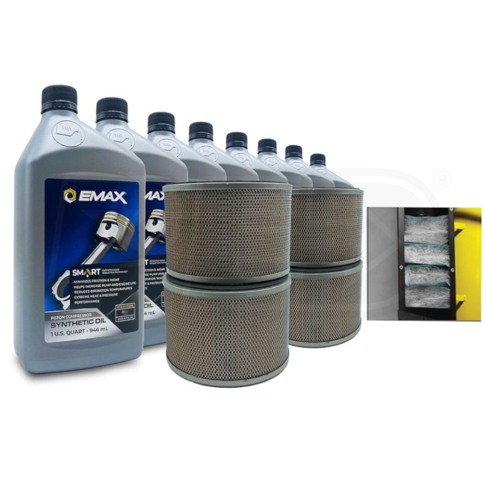 EMAX Extended Lifetime Pump Warranty Maintenance Kit for 25HP Piston ...