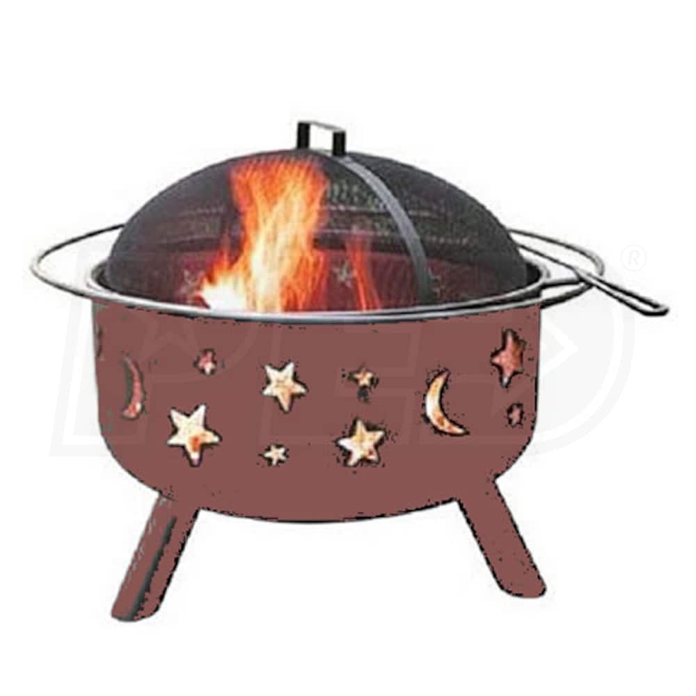 Landmann Big Sky Moon & Stars (Georgia Clay) Fire Pit | Landmann 28335