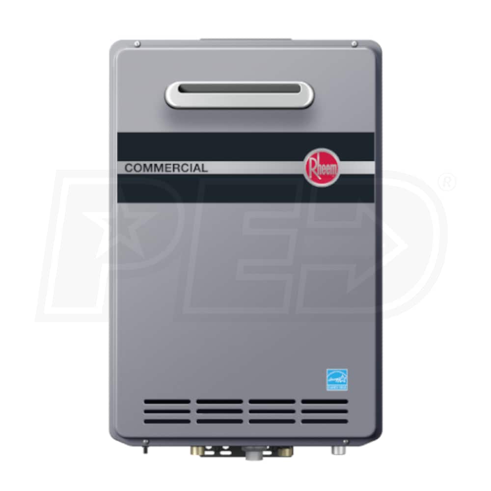 Rheem RTGH-C - 6.3 GPM at 60° F Rise - 95% Thermal Efficiency - Gas ...