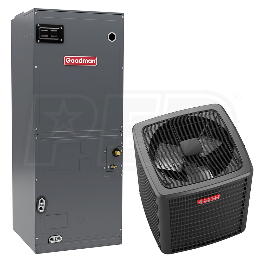 Goodman - 4.0 Ton Cooling - 48k BTU/Hr Heating - Heat Pump + Air ...