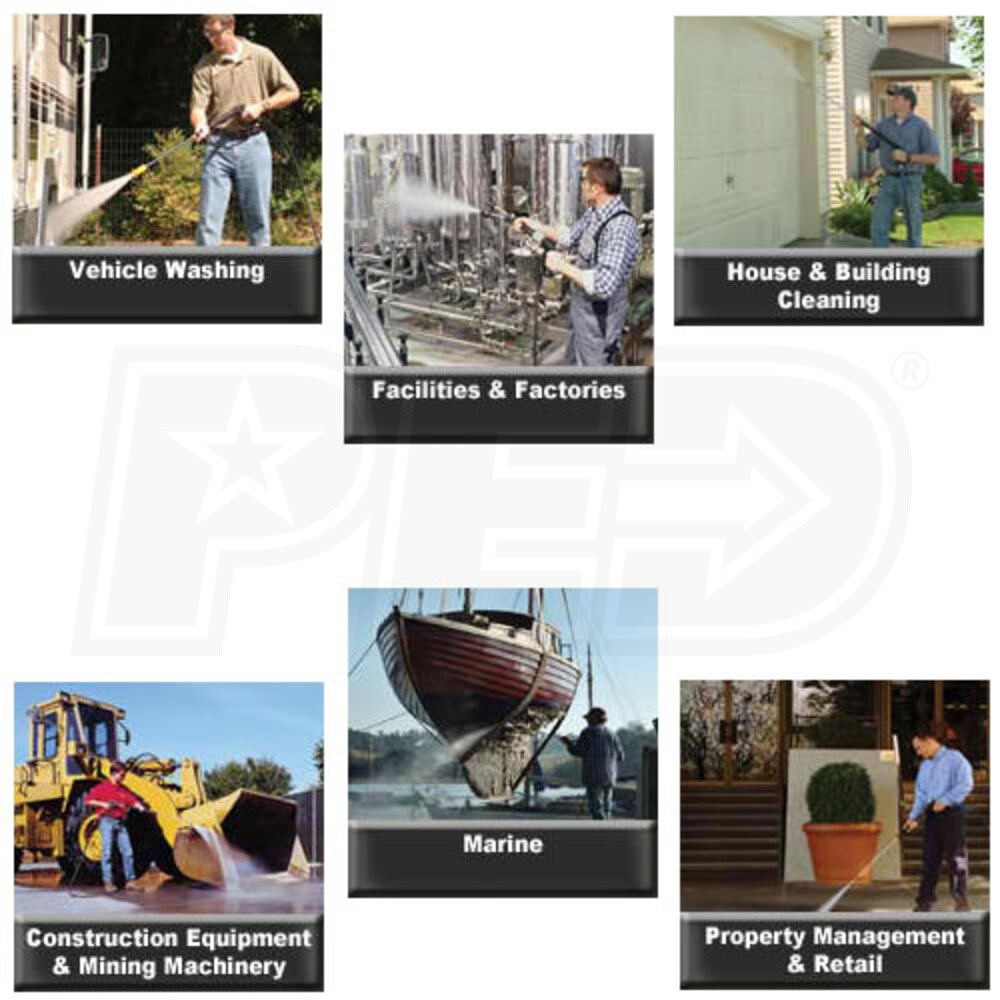 Shark Professional 3000 PSI (Gas - Hot Water) 3 GPM Pressure Washer W ...