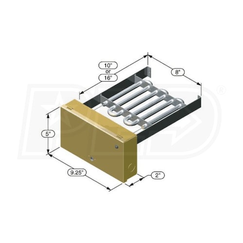 Electro Industries 1300 CFM 19200 Watts Electric Plenum Heater 240V ...