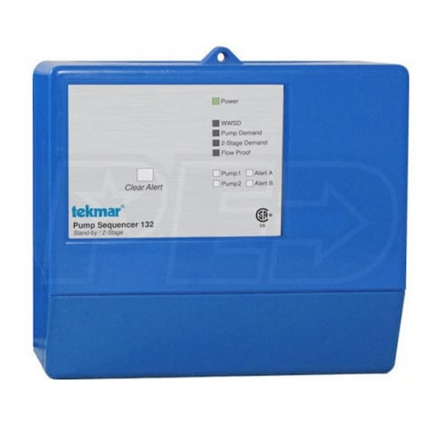 Tekmar 132 - Pump Sequencer - Standby - Two Stage | Tekmar 132