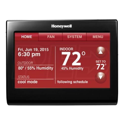 Honeywell Wi-Fi 9000 - Wi-Fi Internet Enabled Thermostat - 2H/2C - 7 ...