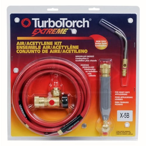 TurboTorch X-5B 3/4 in Silver Braze Extreme Standard Torch Kit CGA520 ...