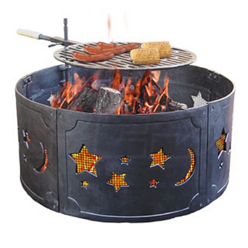 Landmann Big Sky Moon & Stars Cast Iron Fire Ring | Landmann 28325
