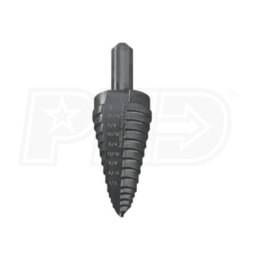 Lenox Vari-Bit® - Step Drill Bit - 9 Holes - 3/8" Shank - 3 Flat Sided ...