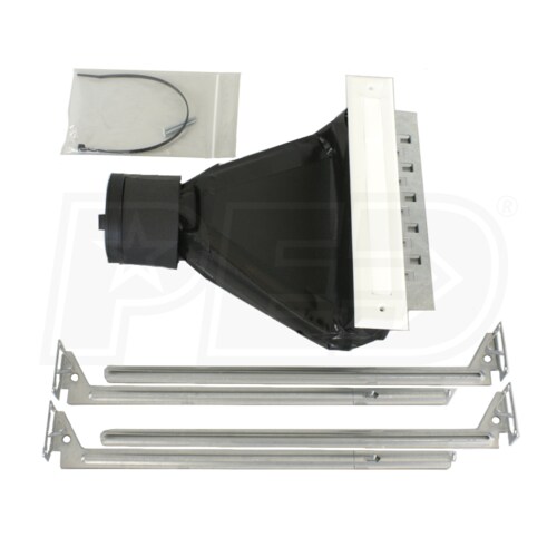 Unico - Aluminum 90 Degree Supply Outlet Kit - Slotted Shape - White ...