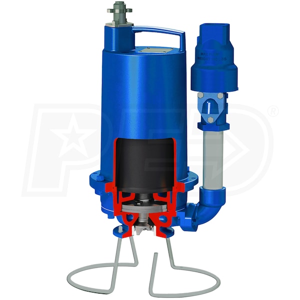 Barnes PGPT1022 - 1 HP Cast Iron Grinder Pump (Non-Automatic) (240V) | Barnes 140708