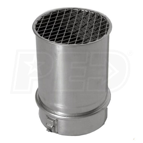 Noritz Stainless Steel 5" Diameter Venting Horizontal Straight Bird ...