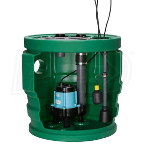 Little Giant 9JP2V2DA1 - Pit Plus® Jr. 4/10 HP Premium Simplex Sewage ...