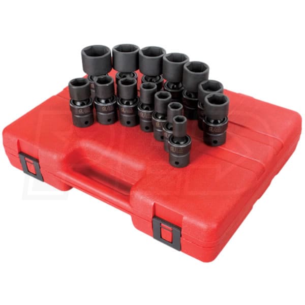 Sunex Tools 2644 - 14-Piece 1/2" SAE Universal Impact Socket Set ...