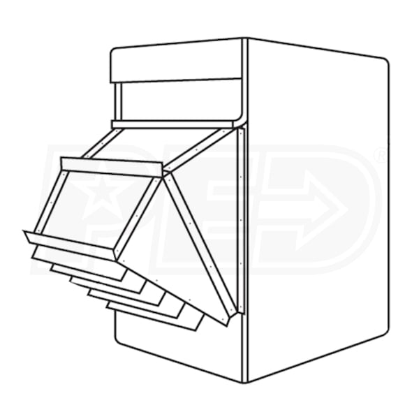 Modine 60 Degrees - Downward Air Deflector Hood | Modine 91652