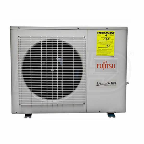 Fujitsu Floor Standing 2-Zone System - 18,000 BTU Outdoor - 9k + 9k ...