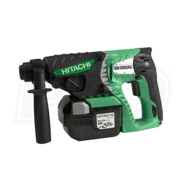 Hitachi HXP 1" 25.2-Volt Lithium-Ion Cordless SDS Plus Rotary Hammer ...