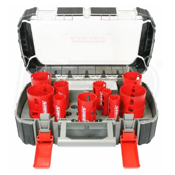 Diablo Tools - General Purpose Bi-Metal Hole Saw Set - 14 Piece Set ...