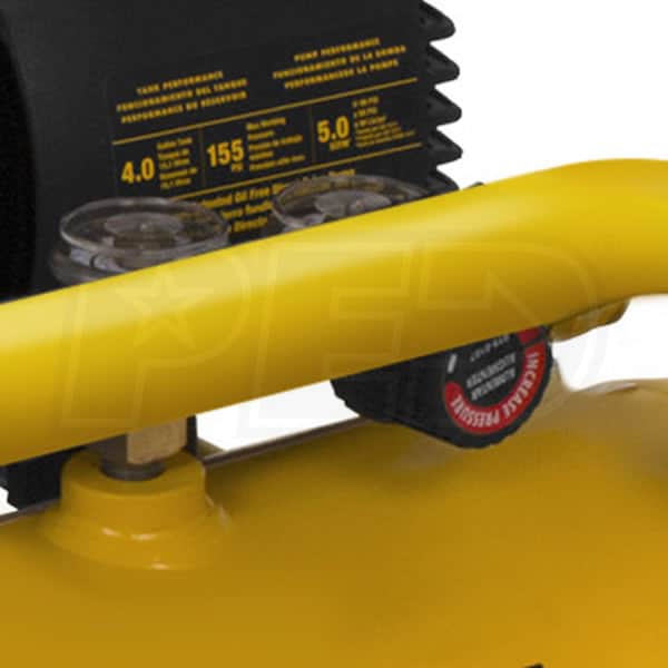 DeWalt 208cc 4-Gallon Twin Stack Gas Air Compressor w/ Briggs ...