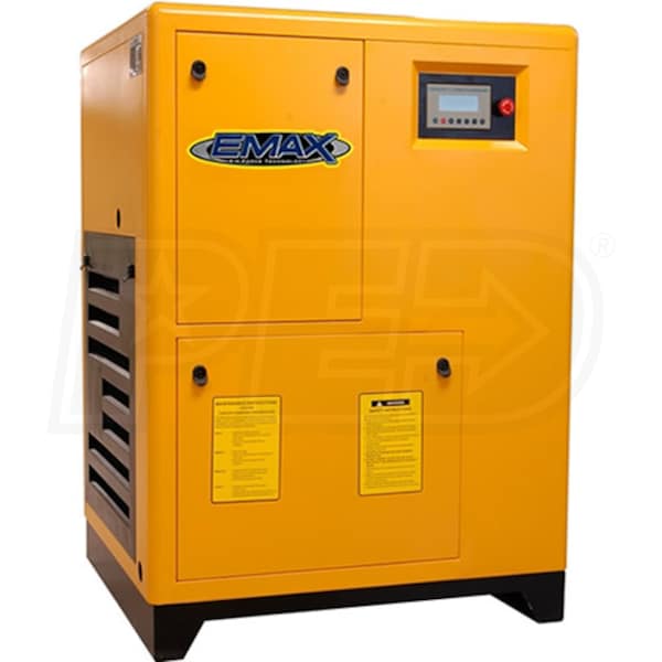 EMAX 7.5-HP Variable Speed Drive Rotary Screw Air Compressor (230V 3 ...