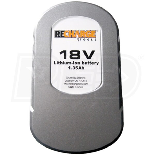 Recharge Tools 18 Volt Lithium Ion Replacement Battery | Recharge Mower ...