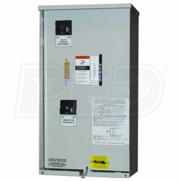 Guardian 100-Amp Automatic Transfer Switch w/ Service Disconnect ...