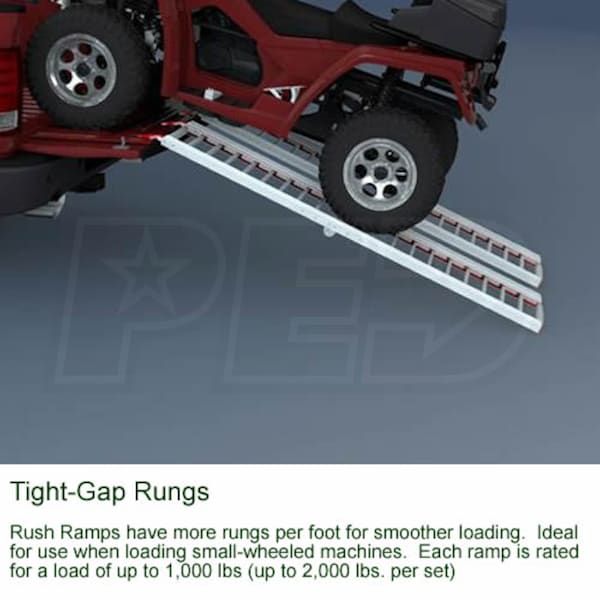 Rush Double Jointed Aluminum Packable Ramps | Rush TX500