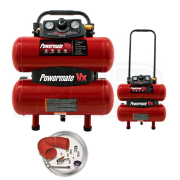 Powermate Vx 1-HP 4-Gallon Dolly-Style Air Compressor | Powermate ...
