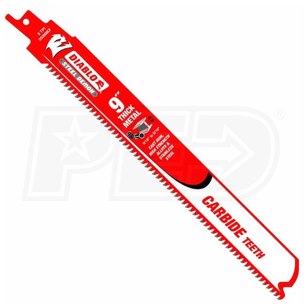 Diablo Tools - Carbide Blade for Thick Metal - 9" - 8 Teeth Per Inch ...