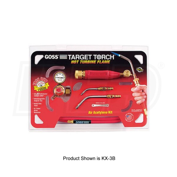 Goss Torch - Target™ Torch Turbine Flame Kit - GA-5 and GA-14 Tips ...
