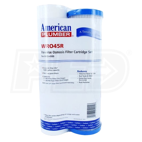 American Plumber - WRO45R Pre-Filter Kit for WRO-2550 Reverse Osmosis ...